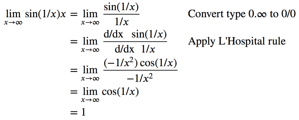 A Gentle Introduction to Indeterminate Forms and L’Hospital’s Rule ...