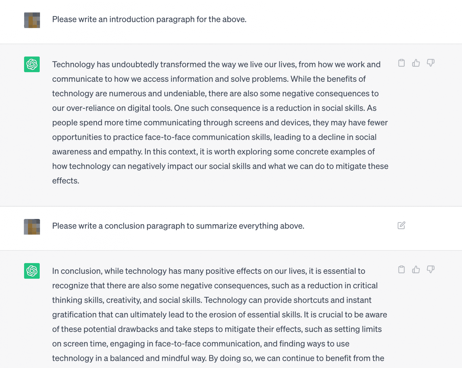 Writing an Essay with ChatGPT - MachineLearningMastery.com