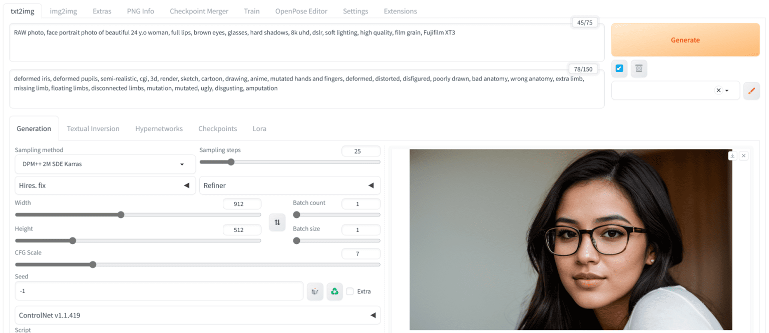 Generate Realistic Faces in Stable Diffusion - MachineLearningMastery.com